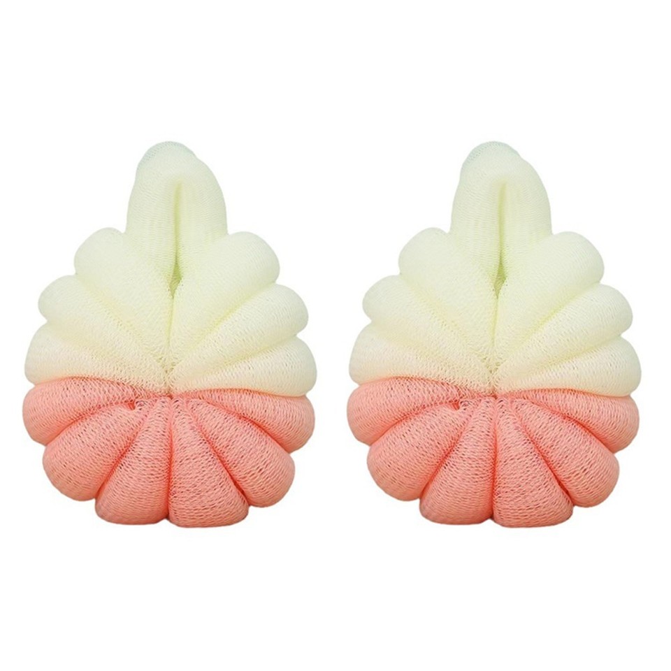 Delightful Pumpkin Bath Sponge Pair for a Festive and Fun Bathing ...