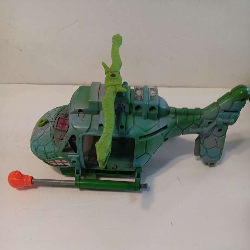 Vintage Teenage Mutant Ninja Turtles Snake Helicopter Vehicle 1990s | eBay