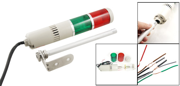 Industrial Red Green Alarm Signal Tower Lamp Warning Stack Light With ...