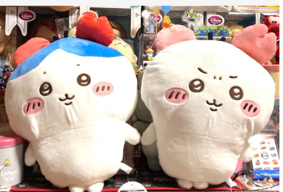 Chiikawa Hachiware Crab Kani Headband Big Plush Toy Doll 40cm Set 2024 ...