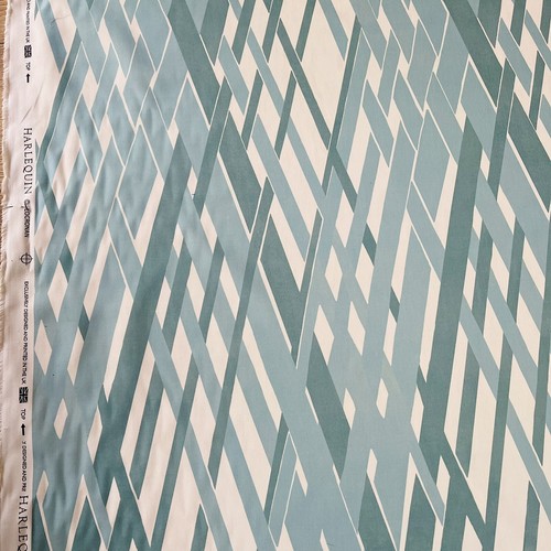 Tissu De Rideau Harlequin Design Locronan 3 Mètres Bleuet/Lumière ...