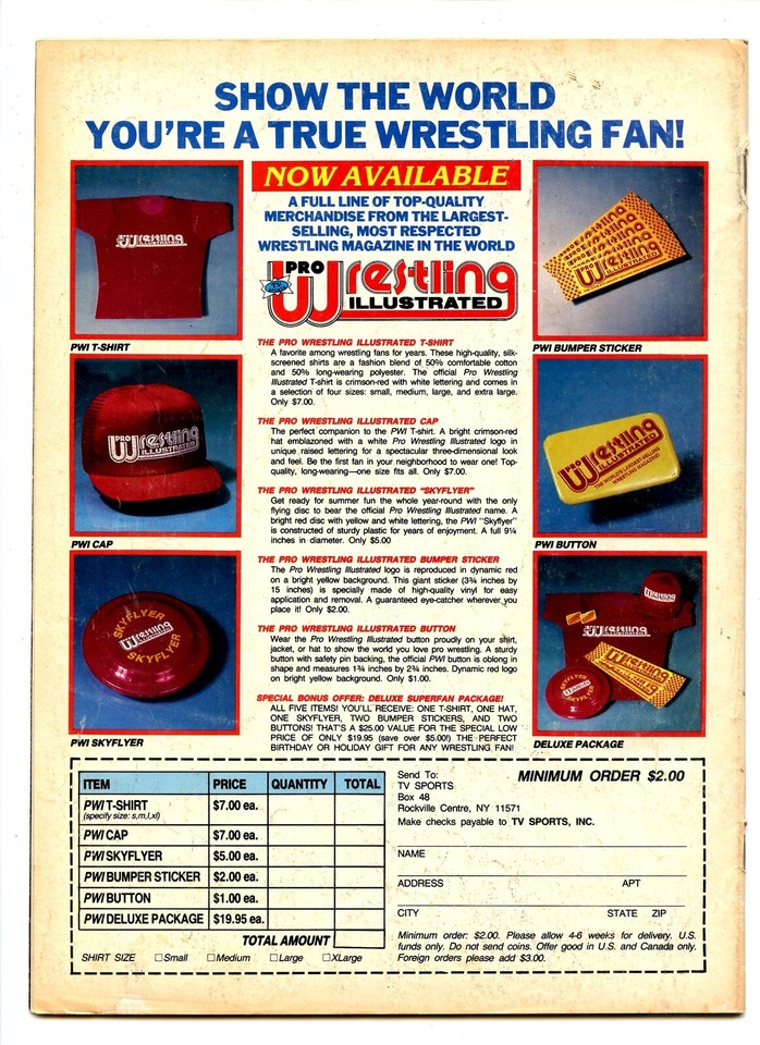 WRESTLING 88 WINTER 1988 HULK HOGAN BRUISER BRODY ADRIAN ADONIS LUGER ...