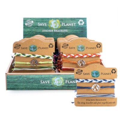 Save the Planet Stacker Bracelet Set (1 SENT AT RANDOM) | eBay Australia