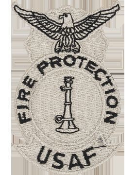 USAF Fire Protection Patch 1 Bugle Metalic Color | eBay
