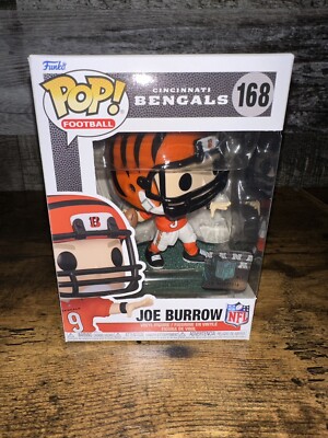 Joe Burrow Funko POP 168 🐯 New In Box Mint Cincinnati Bengals Alternate ...