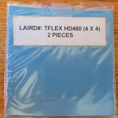 1pc Laird TFLEX HD480 Thermal Pad 100 x 100 x 2.0 mm 4 W/m-K Gap Filler ...