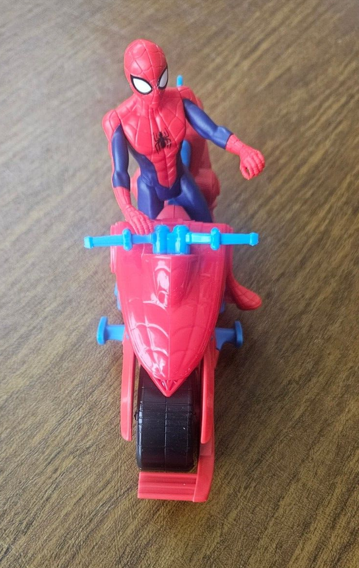 Marvel Spider-Man Cycle Bike Motorcycle + 6 Inch Action Figure Hasbro ...