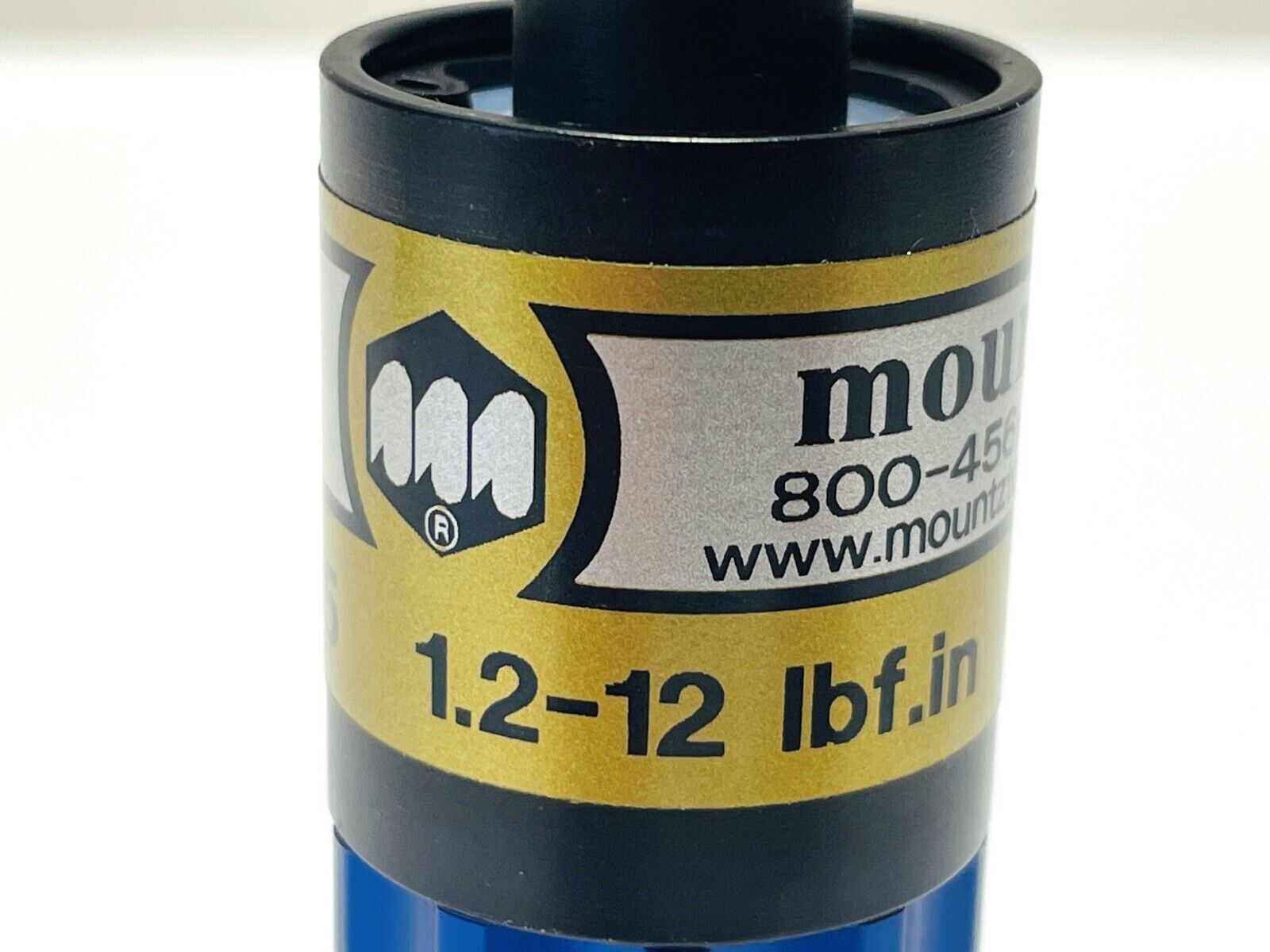 Mountz TLS0135 Blue Preset Torque Screwdriver FH, 1.2-12 lbf.in, 1/4 ...