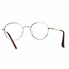 Clear Lens Glasses Vintage Fashion Round Oval Metal Frame Eyeglasses ...