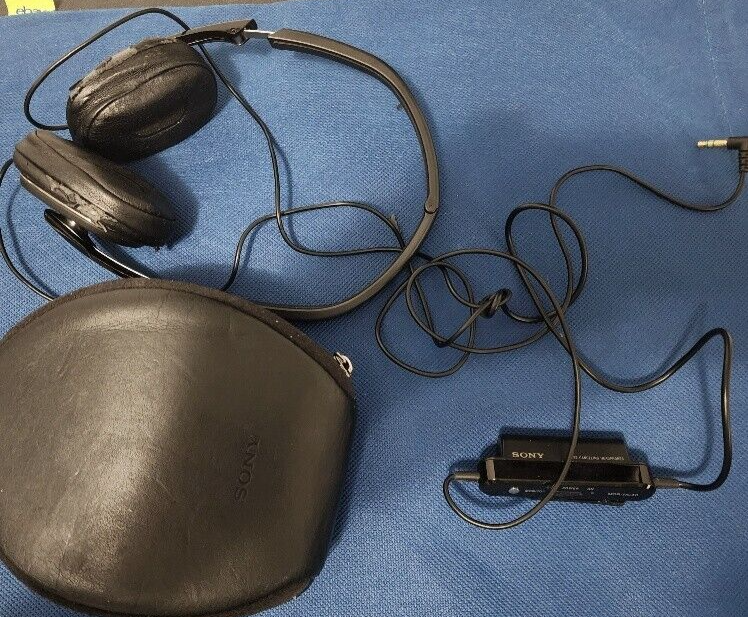 Sony MDR-NC40 Lightweight Noise Canceling Headphones With Case 3.5mm ...