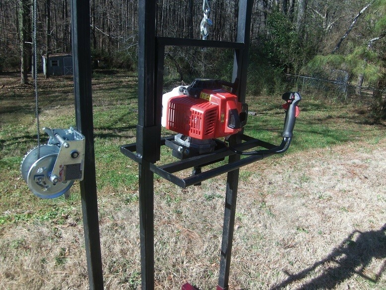 Drilling Rig for Deep Post Holes, 8” x 11’ | eBay