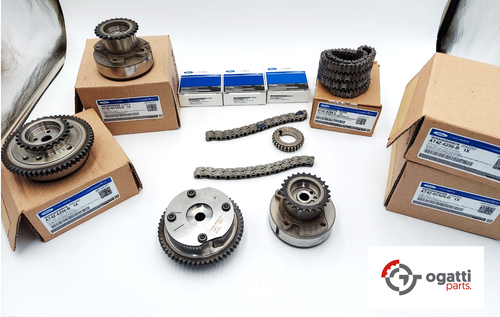 NEW OEM ENGINE SPROCKET - CHAIN 8 PIECES 3.3L DOHC VCT F-150 EXPLORER ...