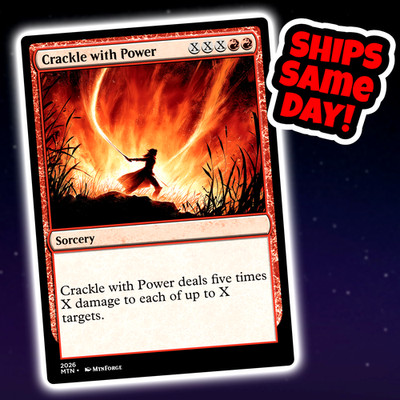 Crackle With Power - Custom Art Magic: The Gathering Playtest Card ...