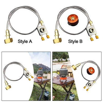 Gas Refill Adapter,Gas Tank Connection Hose,Camping Furnace Gas Adapter ...
