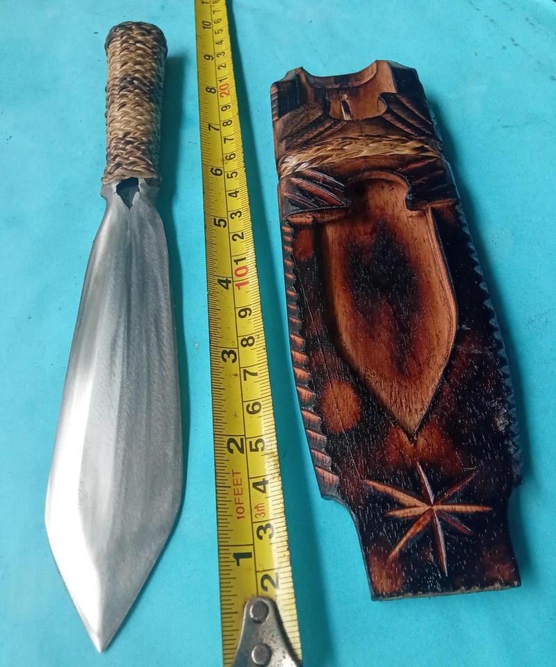 Hinalung spearhead fugao Igorot tribal knife dagger blade hand made ...