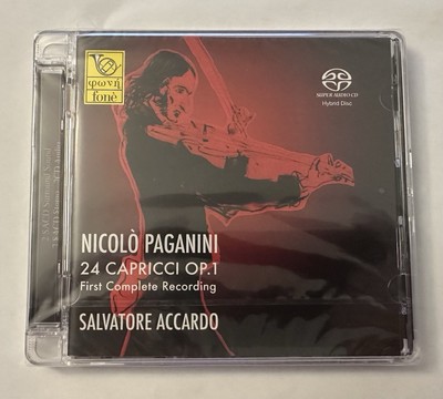 Paganini 24 Caprices SALVATORE ACCARDO 1st Complete Recording SACD FONE 2016 | eBay