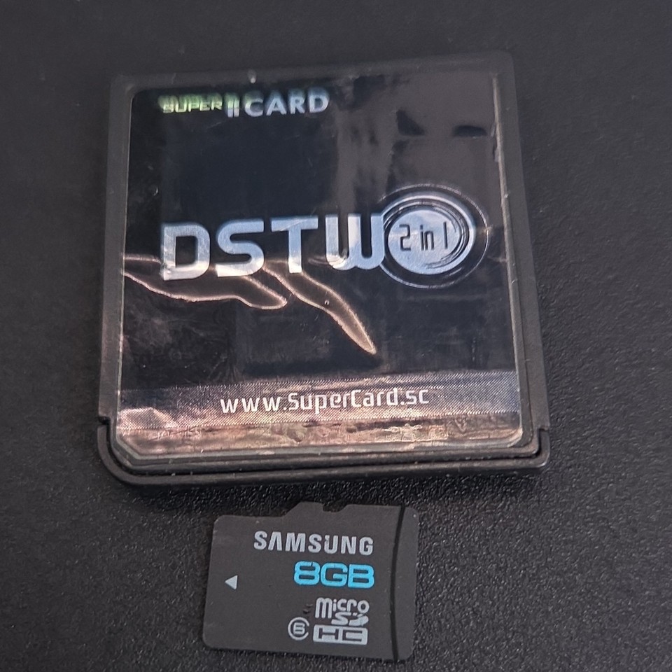 SuperCard DSTwo Flashcart + 8GB Samsung MicroSD - GBA SNES DS Emulation ...