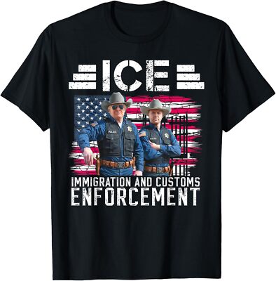 Trump Vance ICE | Immigration and Customs Enforcement T-Shirt | eBay