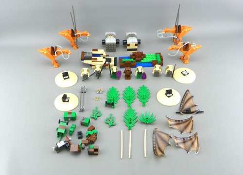 LEGO Star Wars 7139 Ewok Attack 7115 2000 2 Sets Gungan Patrol Figures ...