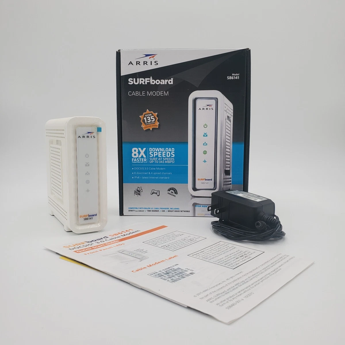 Arris Surfboard Sb6141 No Power Light | Shelly Lighting