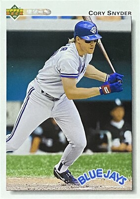 1992 Upper Deck #504 Cory Snyder Toronto Blue Jays Baseball Card | eBay