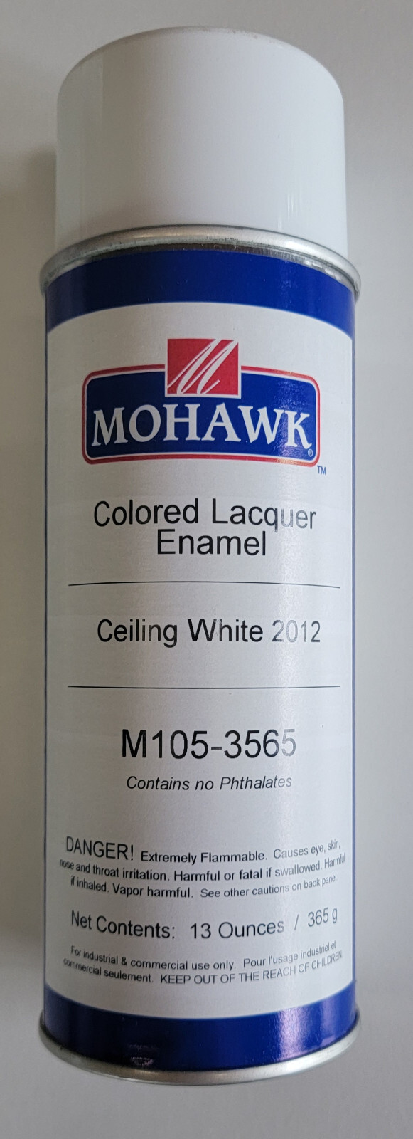 Mohawk Colored Lacquer Enamel Ceiling White 2012 M105-3565 1x 13oz Can ...