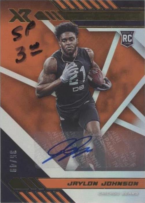 2020 Panini XR - Rookie Jaylon Johnson #164 Orange Autographs /49 (AU ...