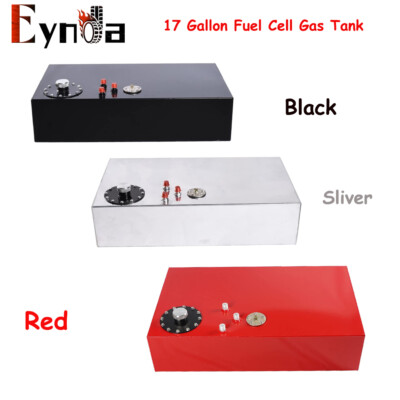 17 Gallon Aluminum Street Rod Fuel Cell Gas Tank with Cap & Level ...