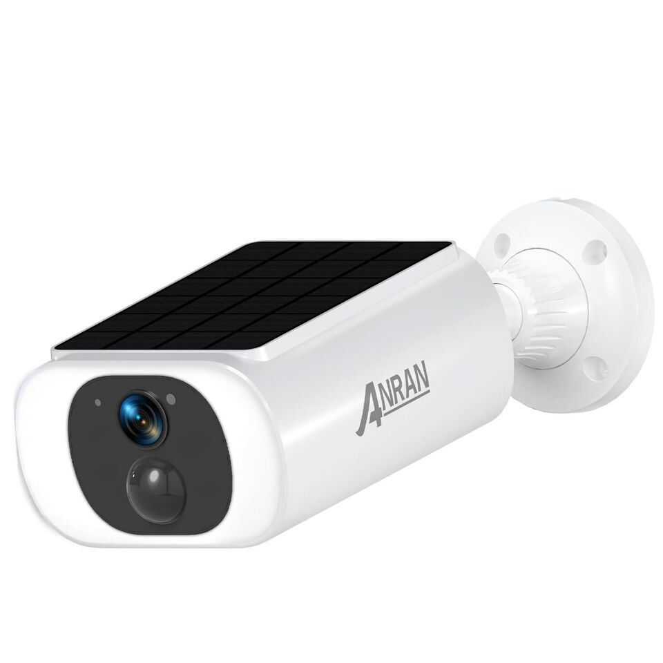 ANRAN Solar Security Camera 3MP Wireless WIFI Battery Powered Outdoor ...
