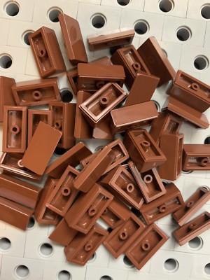 Lego Brown Slope Roof Tile 1x2x2/3 Abs New Lot Of 24 | eBay