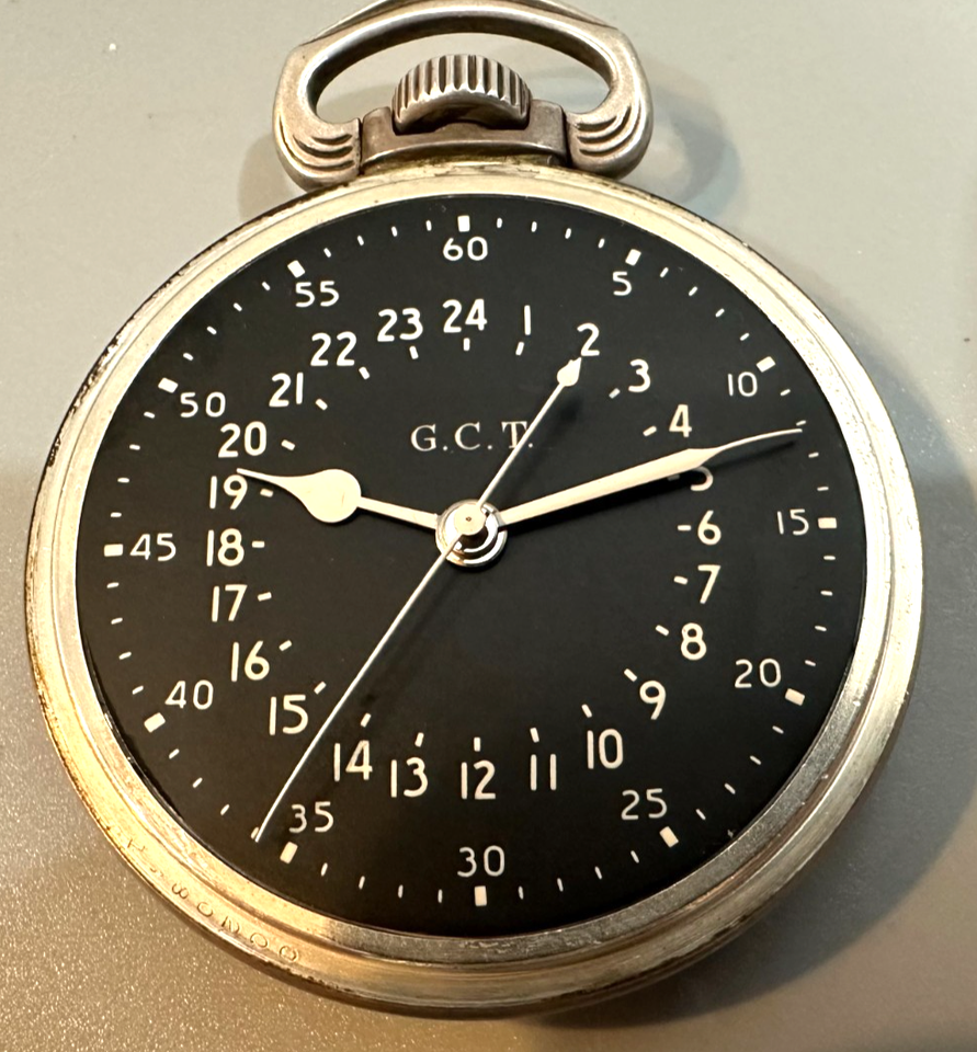 Hamilton 4992B WW2, 22 jewels US Military Navigation Silver Pocket ...