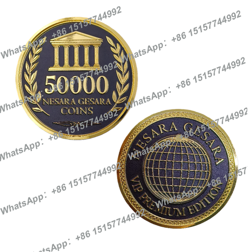 1pc Gold-black NESARA -GESARA Coin 75mm Decorative Badges Collection ...