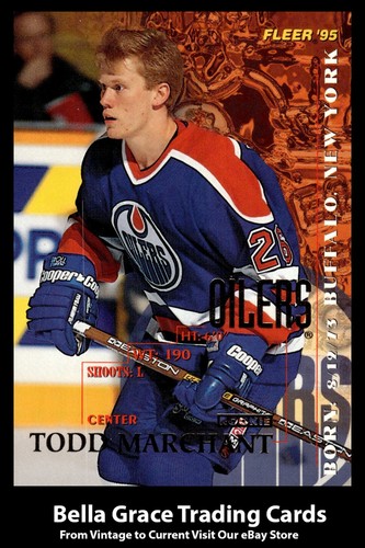 1994-95 Fleer Todd Marchant #71 Edmonton Oilers NHL Hockey | eBay