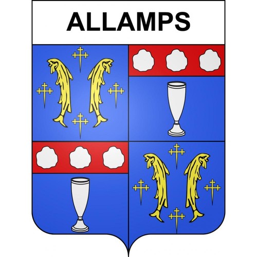 Allamps 54 ville sticker blason écusson autocollant adhésif | eBay