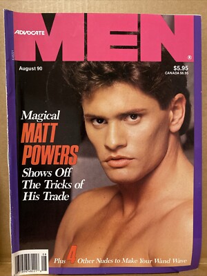 Advocate Men August 1990, Gay Magazine, Collector's Item, Gorgeous Male ...
