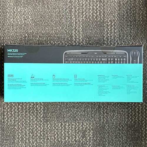 Logitech MK320 Wireless Bluetooth Keyboard and Mouse Set 920-002836 ...