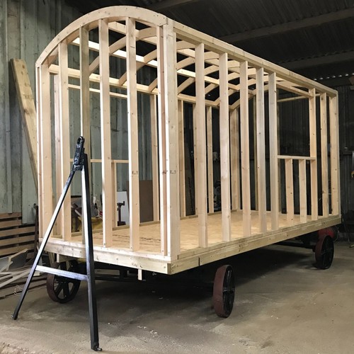 Build your own Shepherds Hut Kit Chassis and timber frame | eBay UK