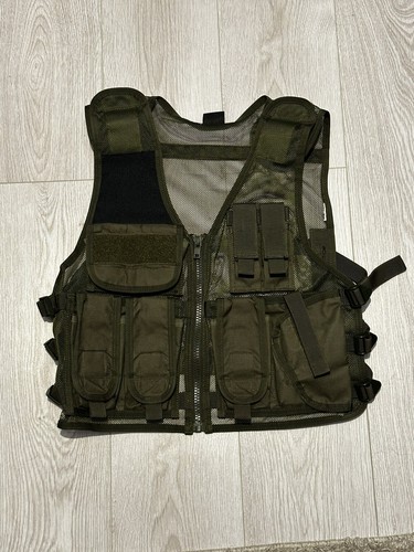 ASG Airsoft Strike Systems Recon Tactical Vest Olive Green | eBay UK