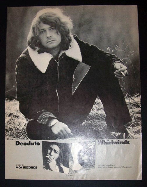 Deodato Whirlwinds 1974 Small Poster Type Advert, Promo Ad | eBay