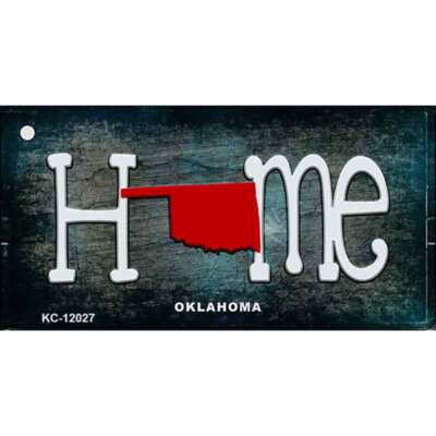 Oklahoma Home State Outline Novelty Key Chain KC-12027 | eBay
