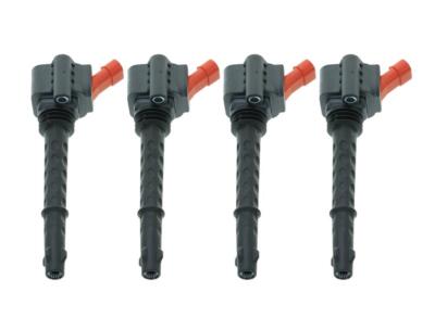Bosch Set of 4 Direct Ignition Pencile Coils For Fiat 500 L X Jeep ...