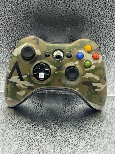 Official Microsoft Xbox 360 Camo Wireless Controller Tested Works | eBay