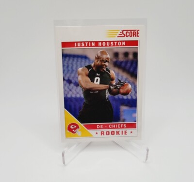 JUSTIN HOUSTON 2011 Score Rookie base #352 KANSAS CITY CHIEFS GEORGIA ...