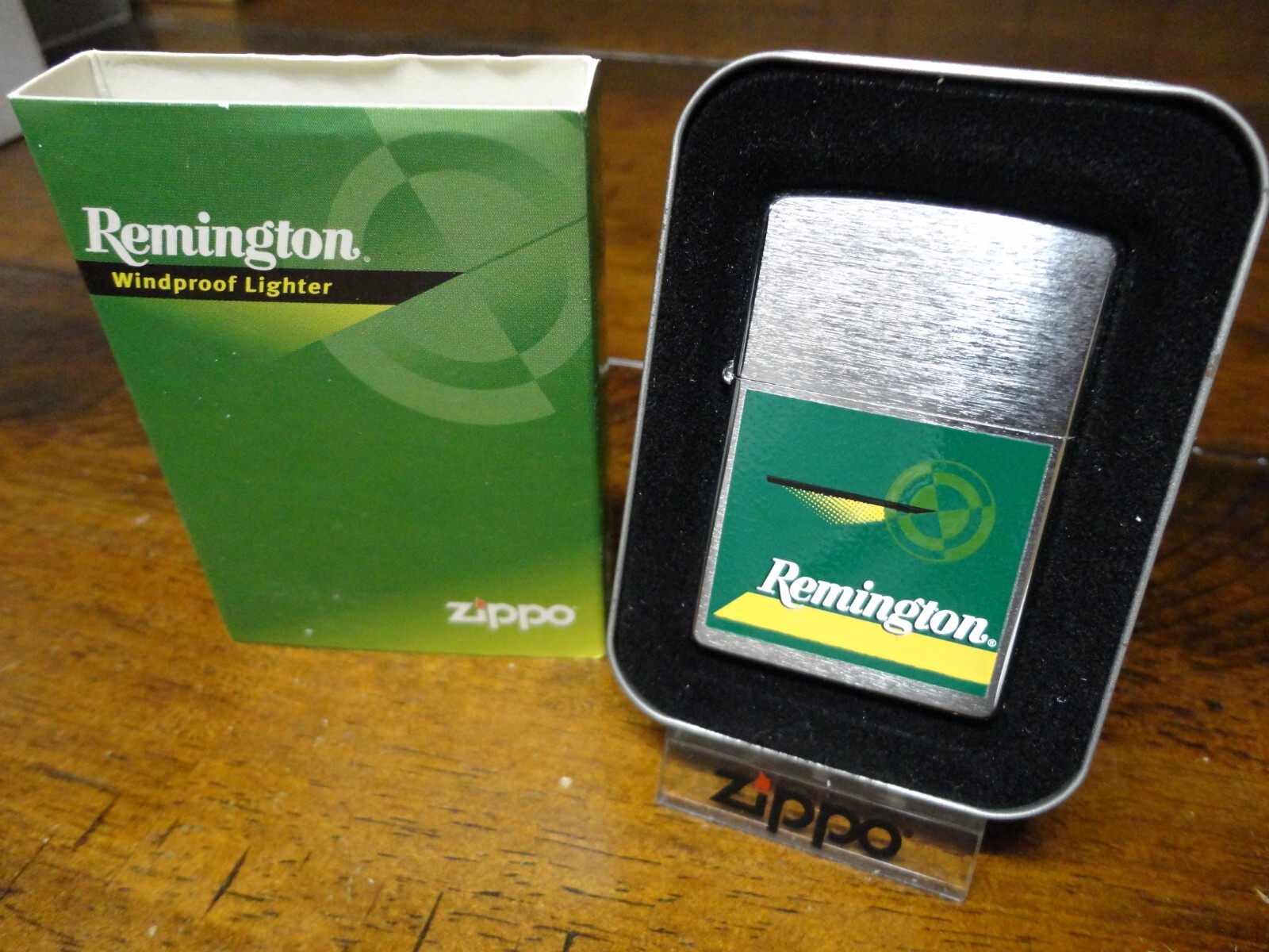 REMINGTON ZIPPO LIGHTER MINT IN BOX 2005 | eBay