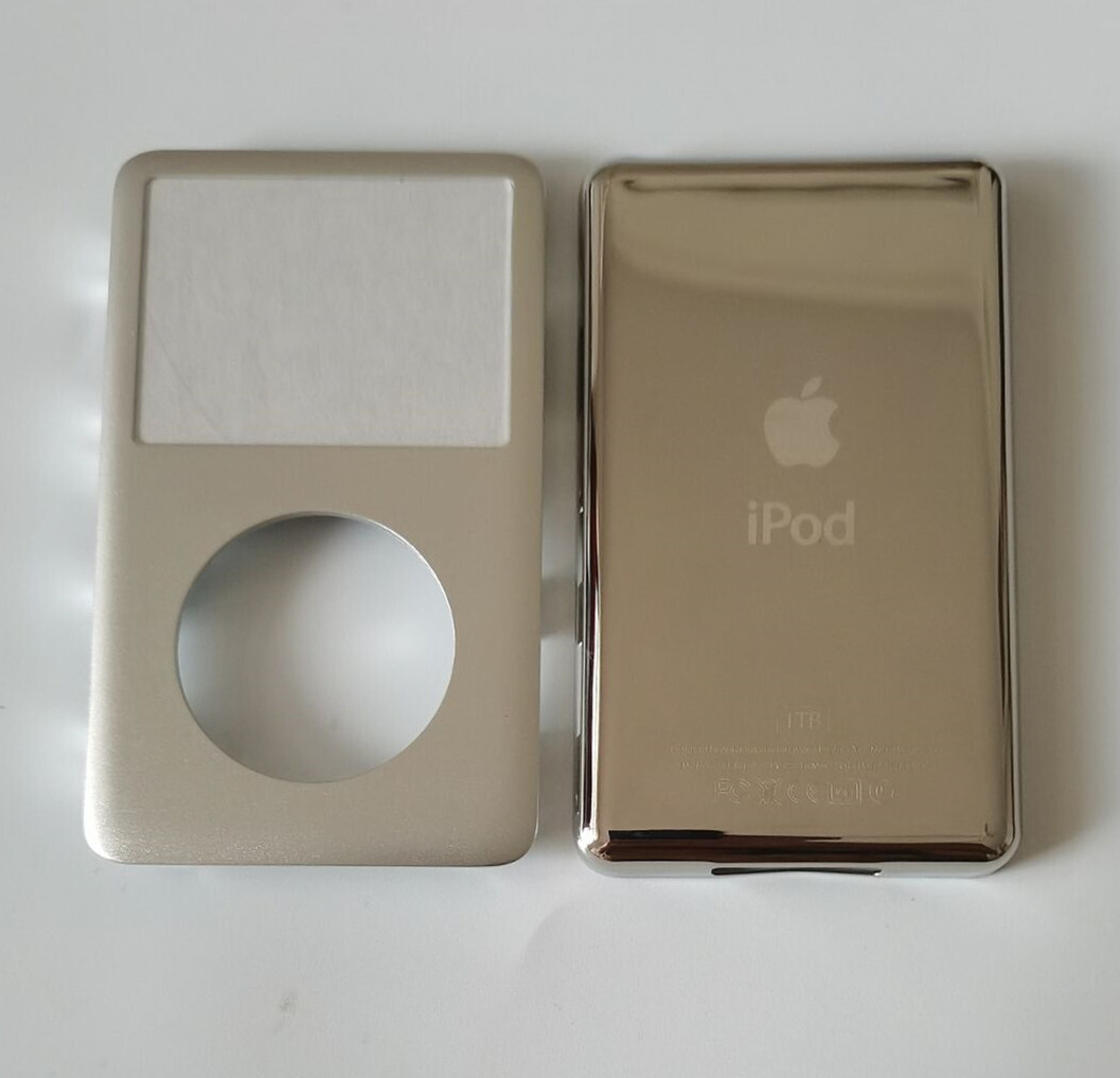 "NEW" Silver iPod Classic 80/120/160GB Back Cover + Front Case ...