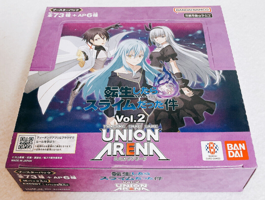 EX09BT Vol.2 Booster Box BANDAI UNION ARENA Booster Pack Vol.2 EX09BT ...