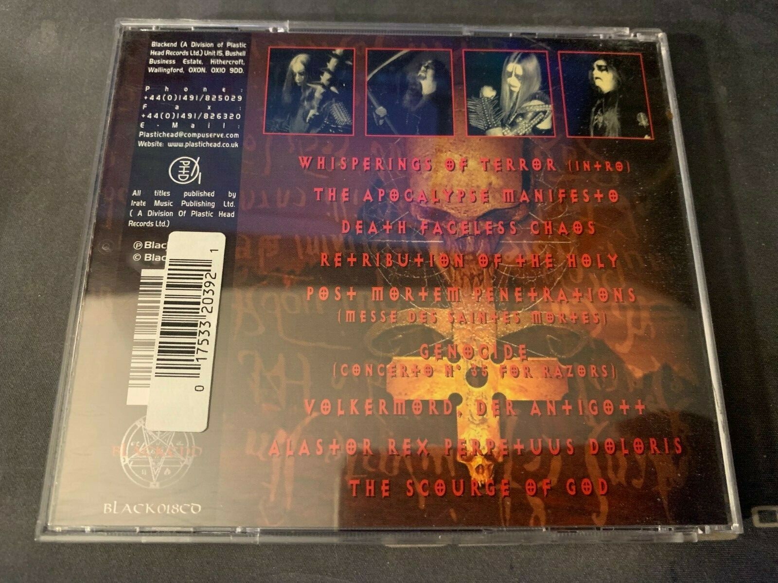 Enthroned The Apocalypse Manifesto CD Used 5028563254024| eBay