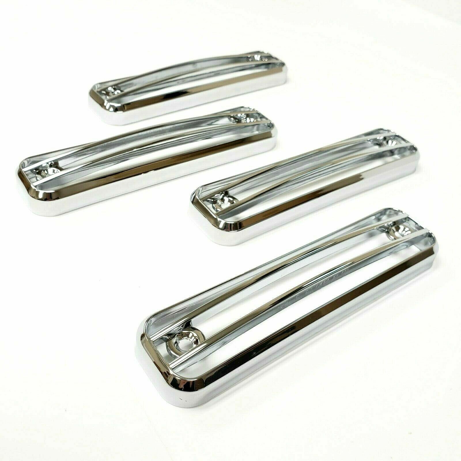 Chrome Side Marker Guard Trim Protector (4PCS) For 2003-2009 HUMMER H2 ...