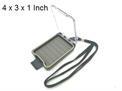 1 PC Rudder Fly Box Fly Fishing Double Sides Single Pocket Silicon Foam ...