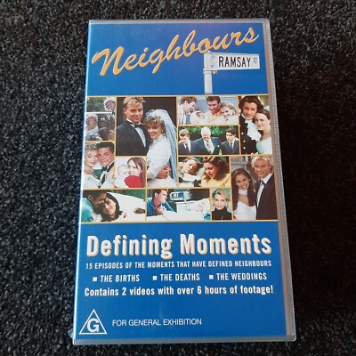 Neighbours Defining Moments 2 x VHS tapes vintage 2002 | eBay UK